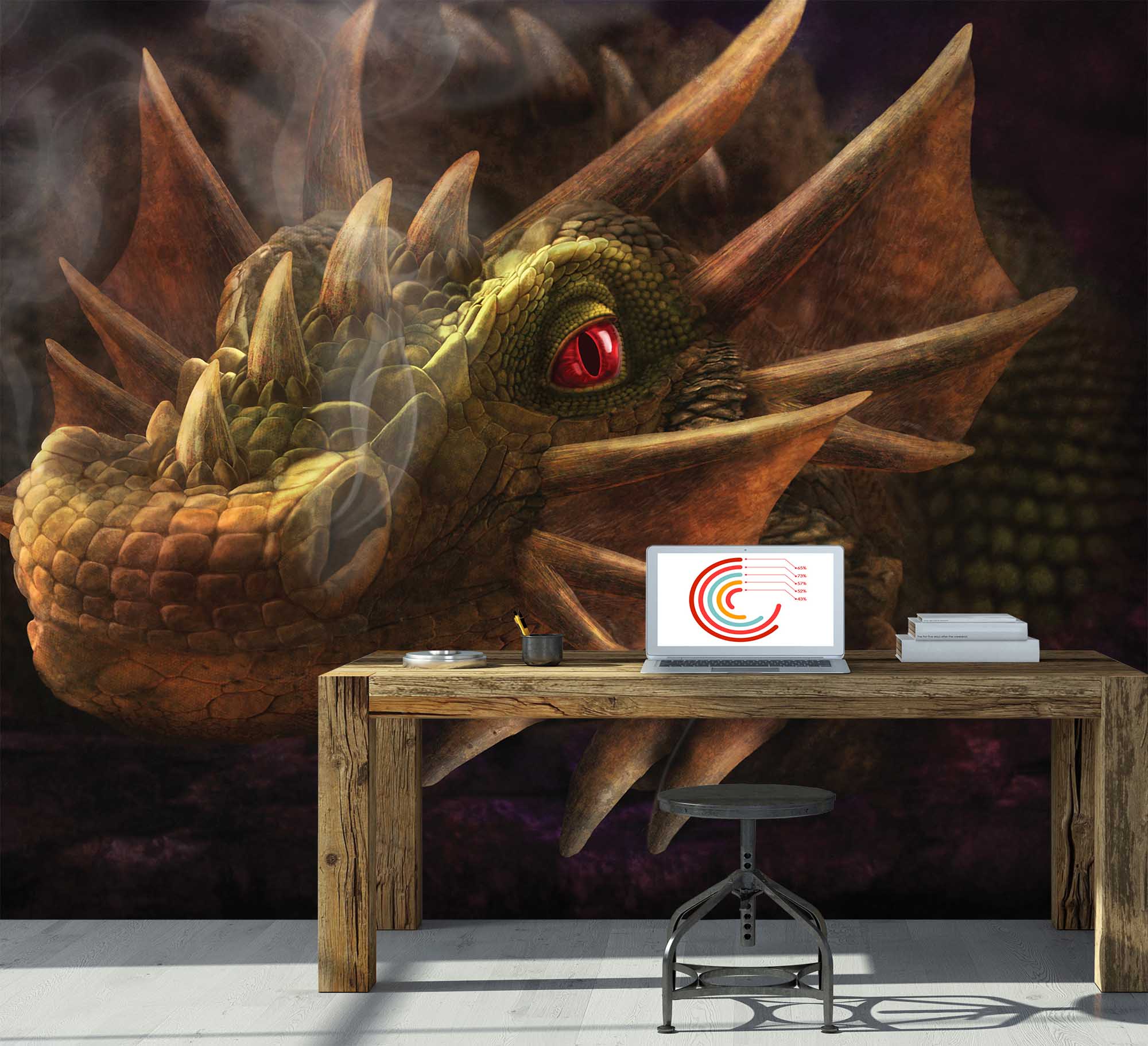 Smokey Dragon Mural Pin Page