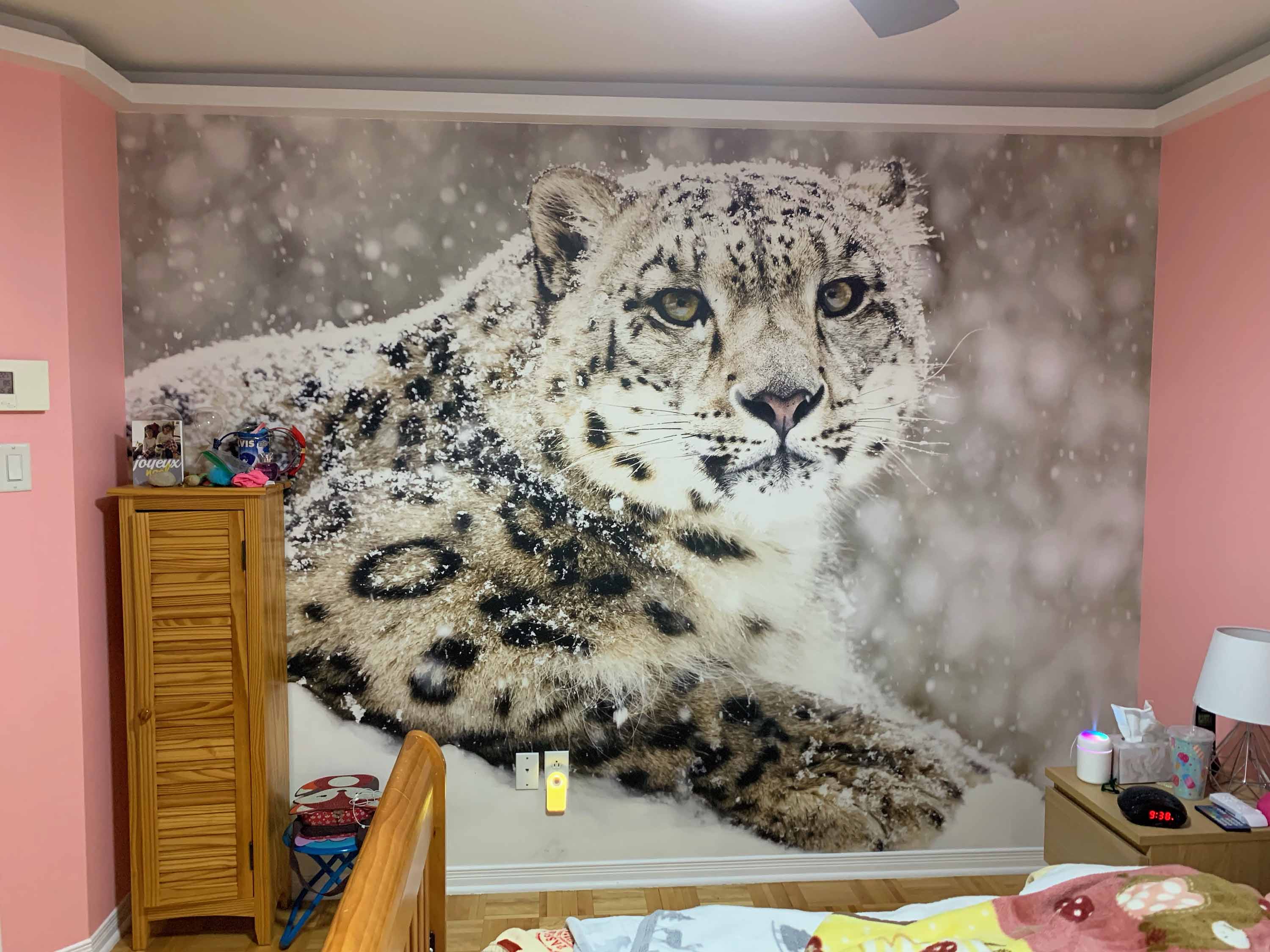 Snow Leopard Wallpaper Mural